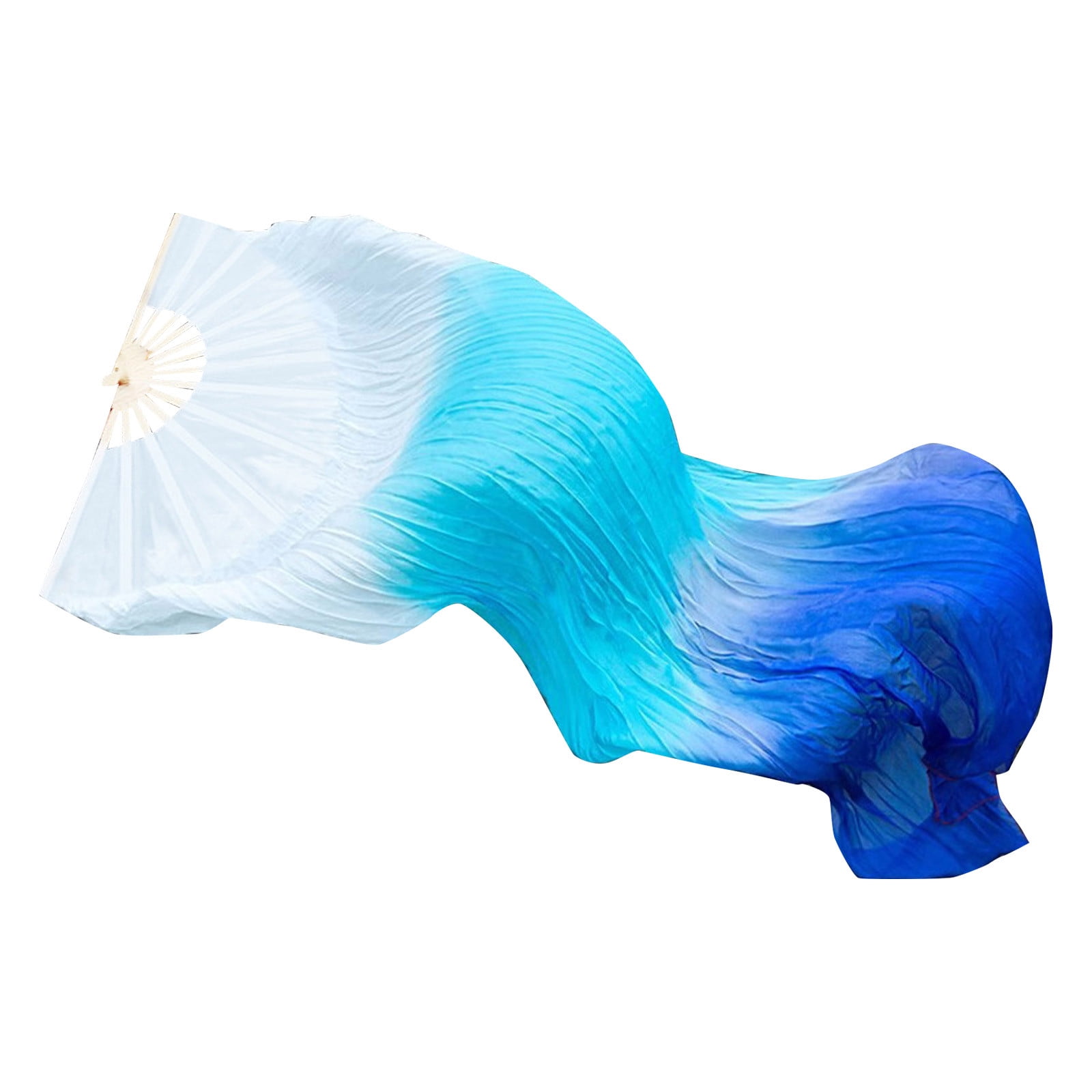 Shooting Props Belly Dance Fan Silk Fan Long Folding Dance Fan 180cm ...