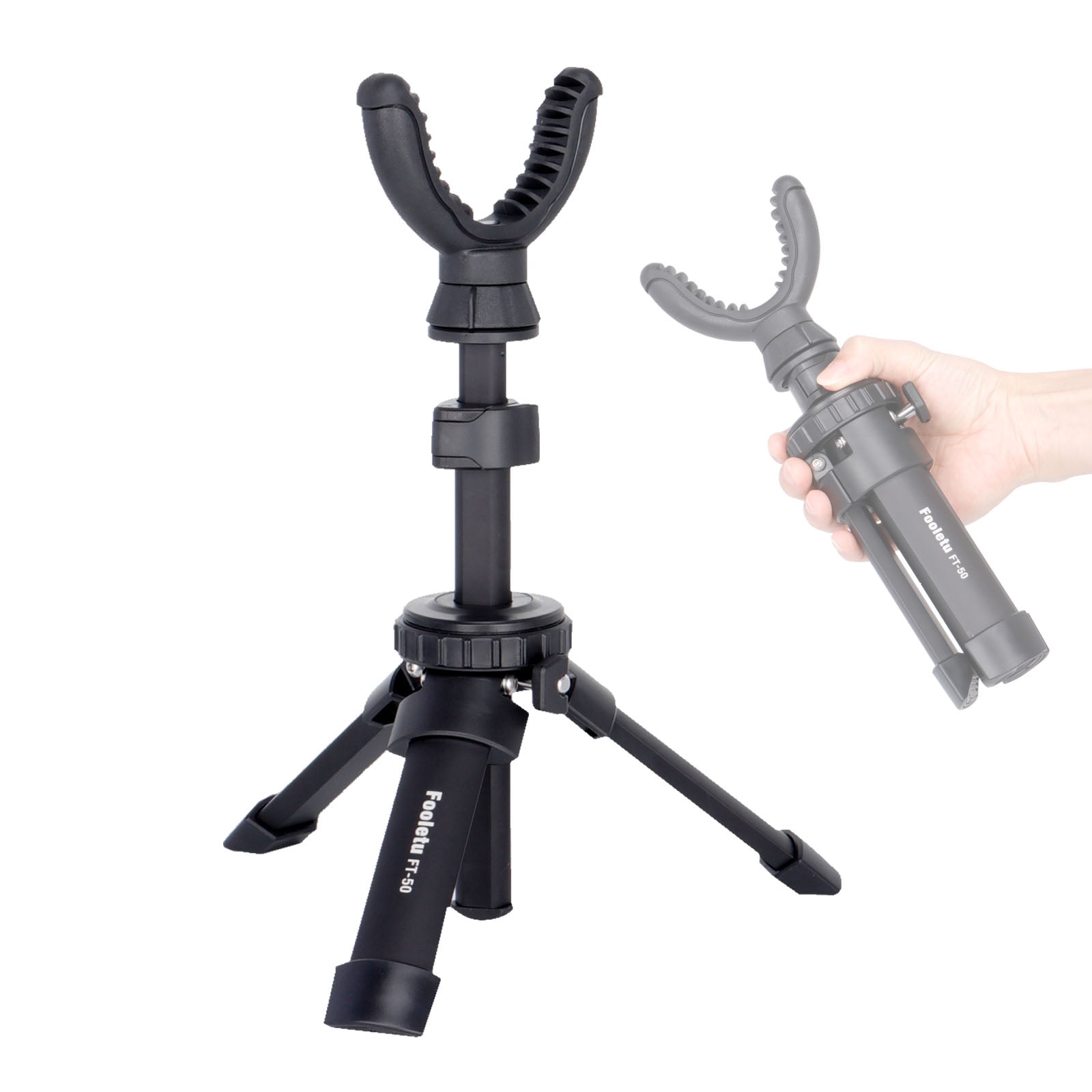 Shooting Rest Tripod Portable Shooting Tripods 360° Rotation V Yoke ...