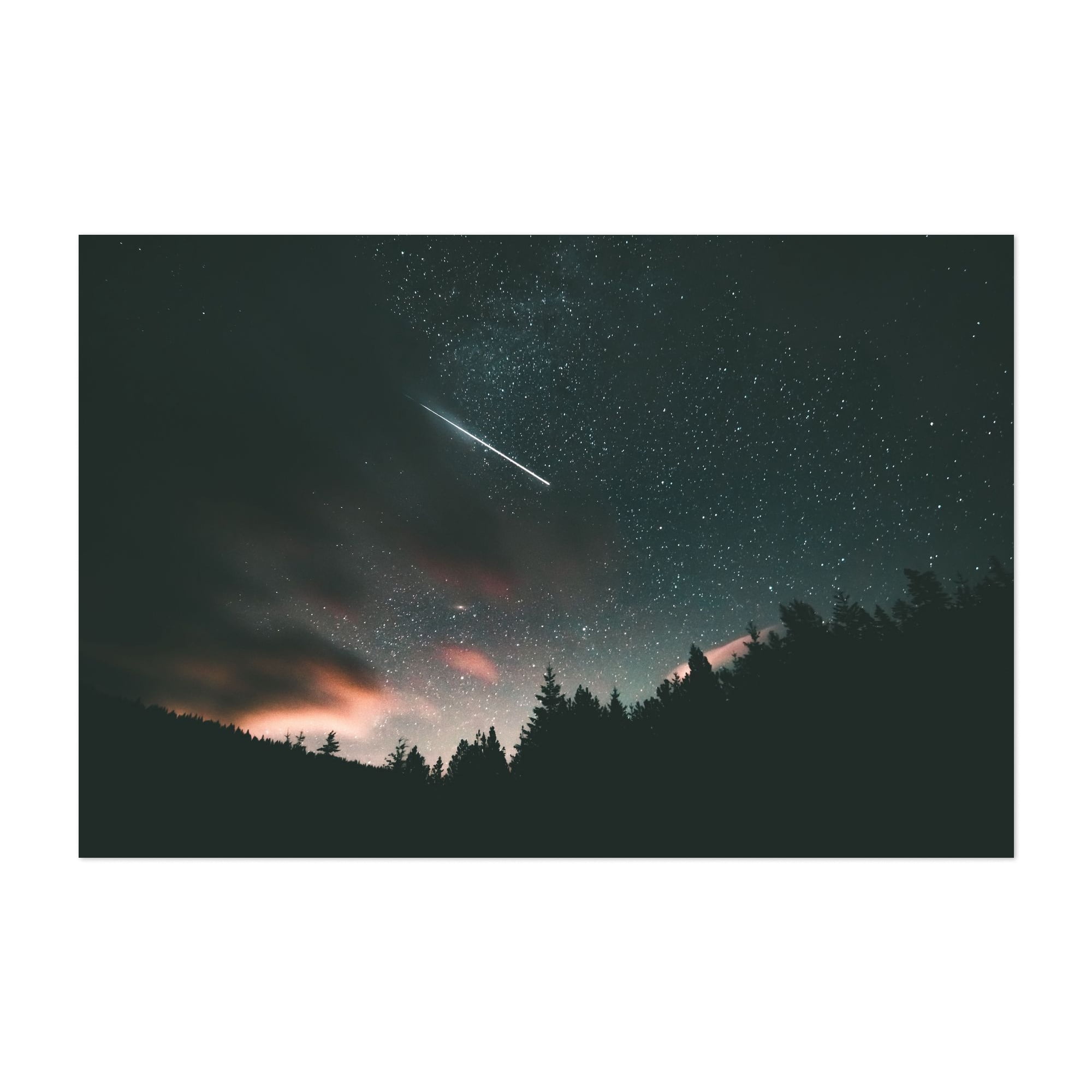 Shooting Star - Photography Unframed Wall Art Print 30 x 45 inches ...