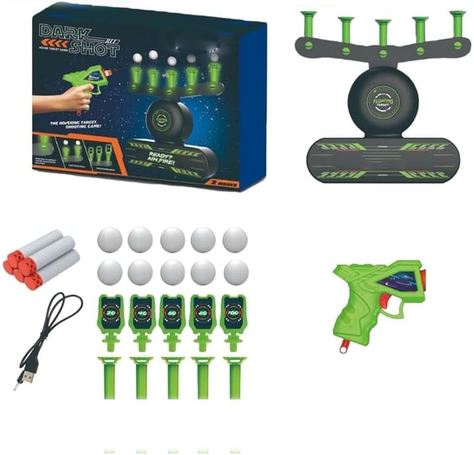 Shooting Target Practice Kids Shooting Toy Set,2 in1 Luminous Electric ...