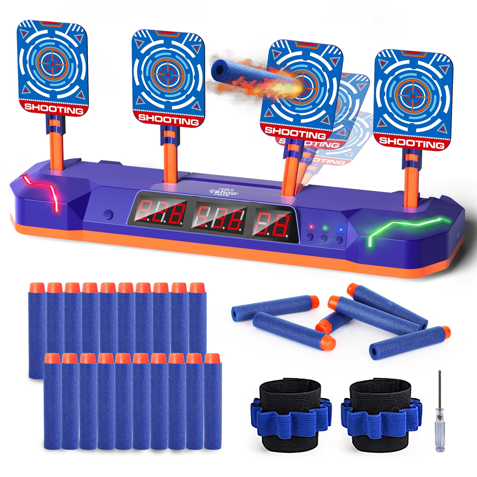 Shooting Targets for Nerf Guns, Digital Electronic Scoring Target for ...