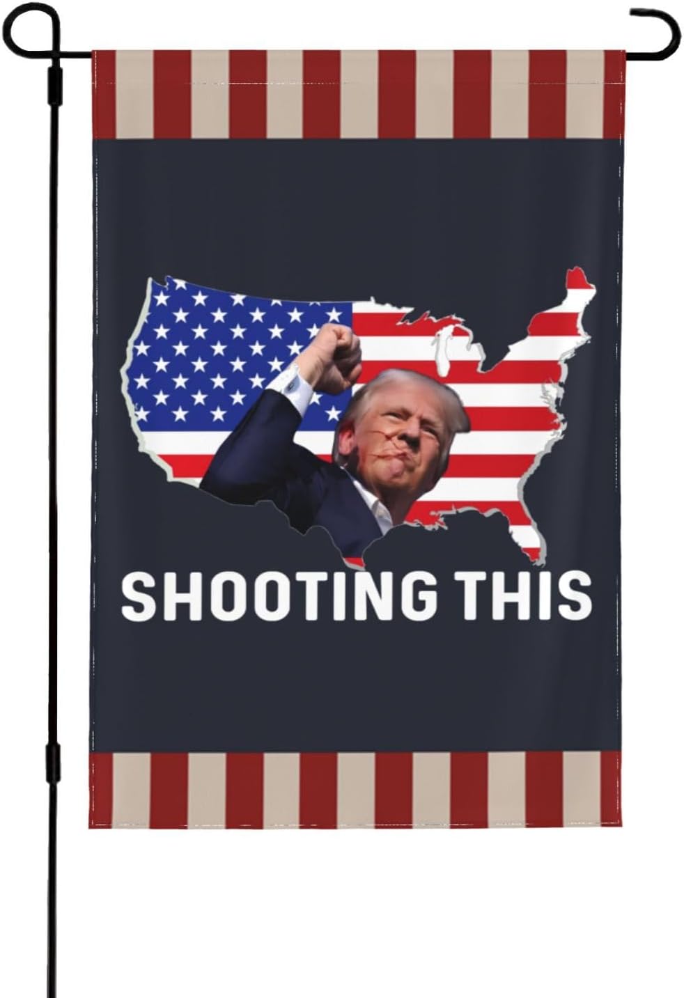 Shooting This Flags Shooting This Garden Flags Funny Garden Flag 12x18 ...