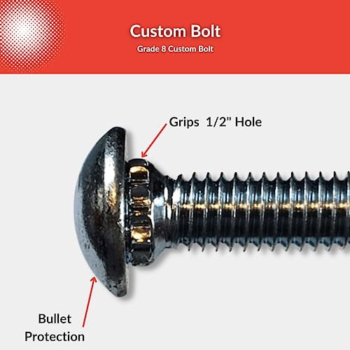 ShootingTargets7 Steel Target Hangers for Gongs - Chains and Rubber ...