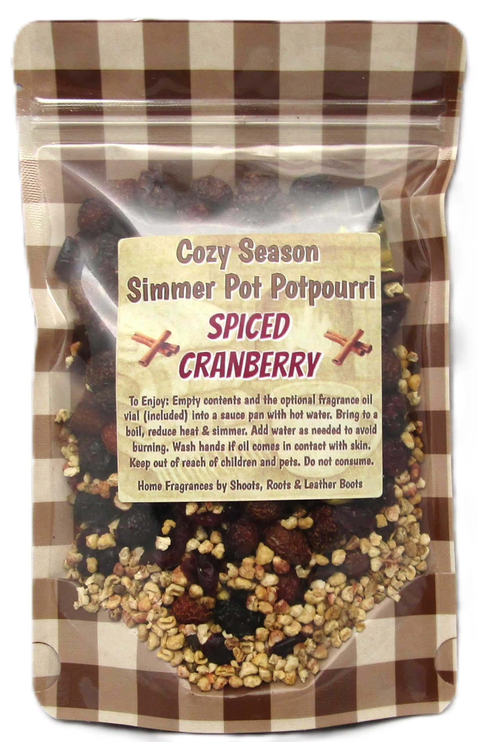 Shoots, Roots & Leather Boots Spiced Cranberry Simmer Potpourri 3.5 oz ...