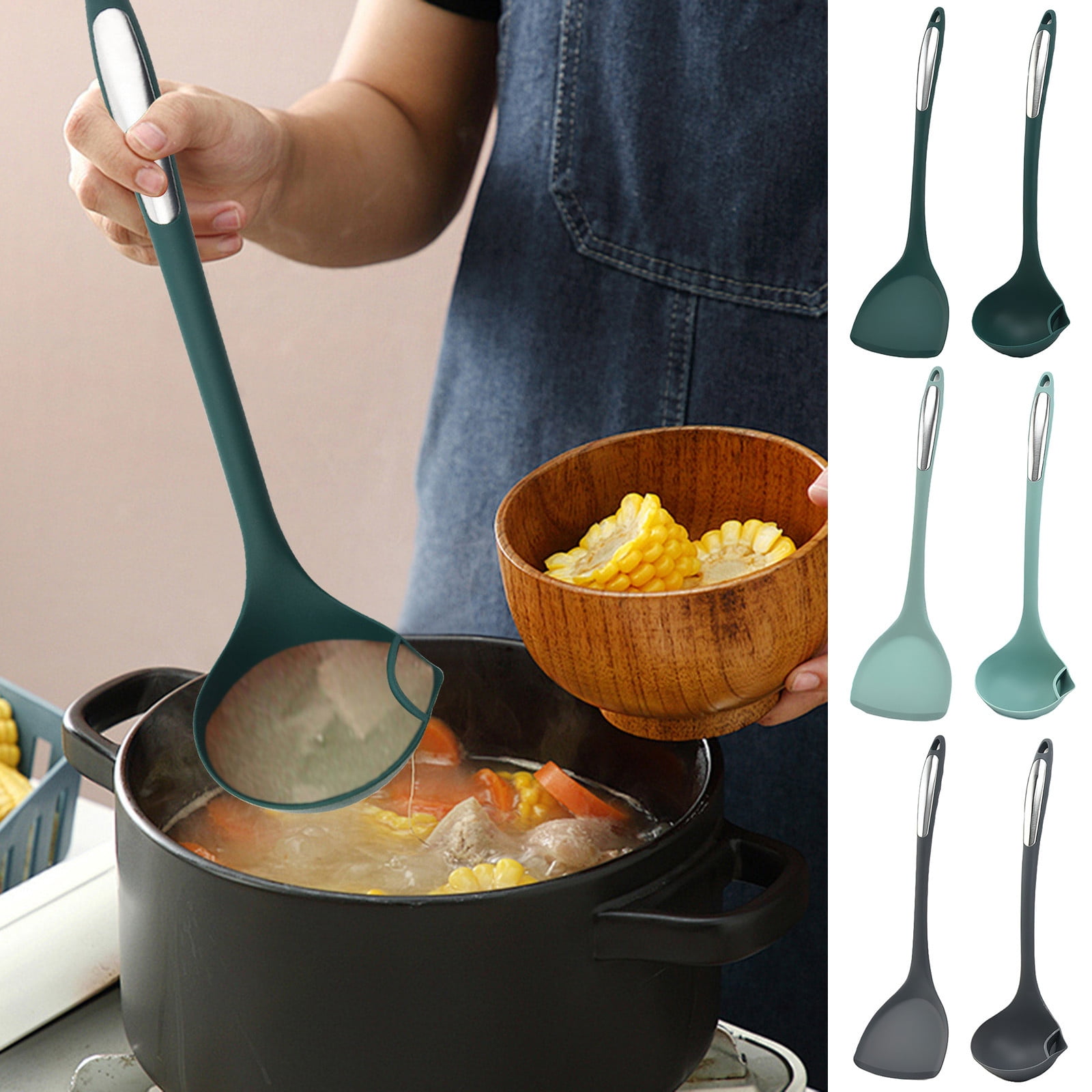 Shop With Confidence, Food Grade Oil Filter Spoon, Non Stick Spatula ...