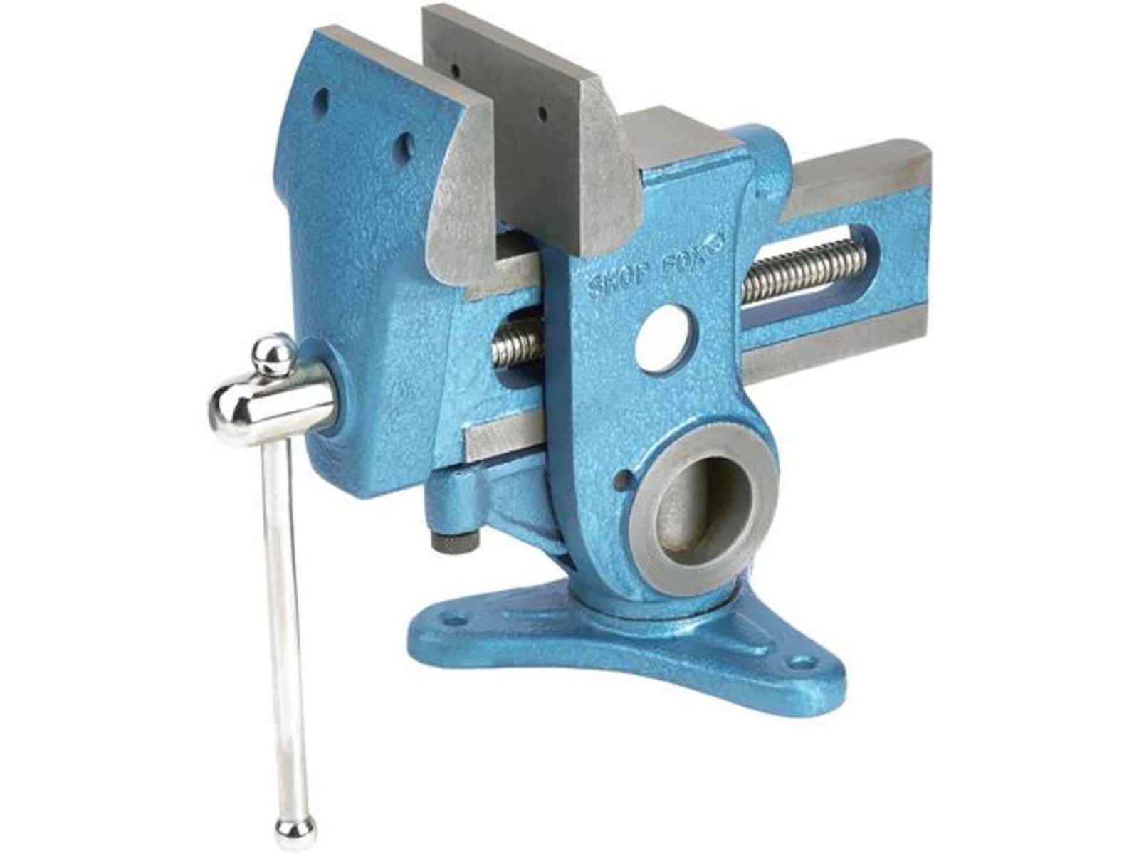 Shop Fox 360-Degree Swivel Parrot Vise, 4.75 in Capacity, 3.5x2.125 in ...