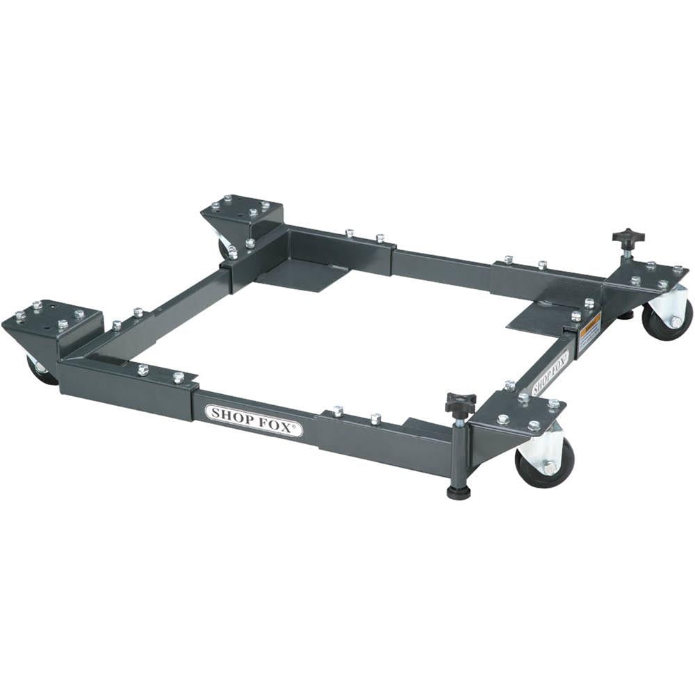 Shop Fox D2057A Heavy Duty Stable 700 Pound Capacity Adjustable Mobile ...