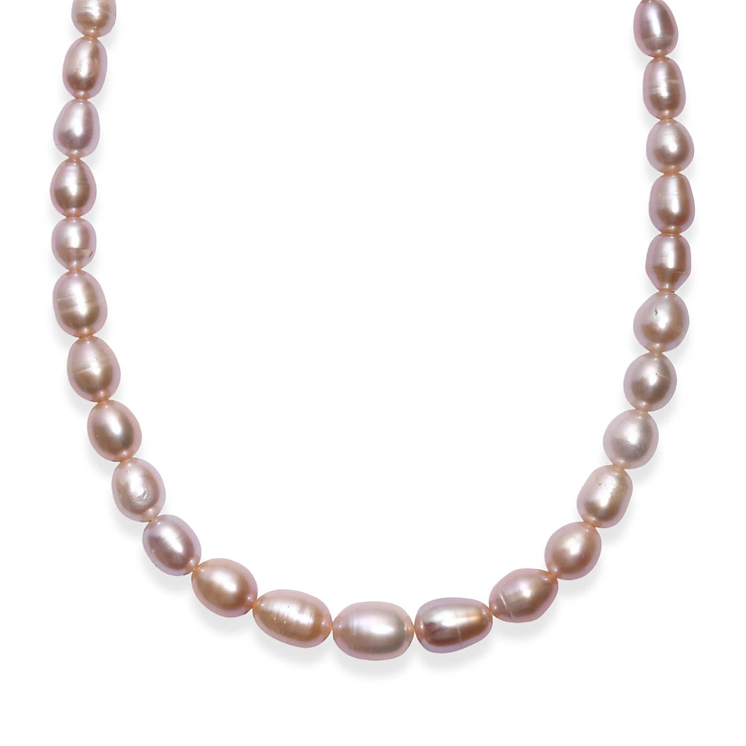 Freshwater Pearl Drop Shape Sun-Kissed Necklace in 18K Vermeil Yellow ...