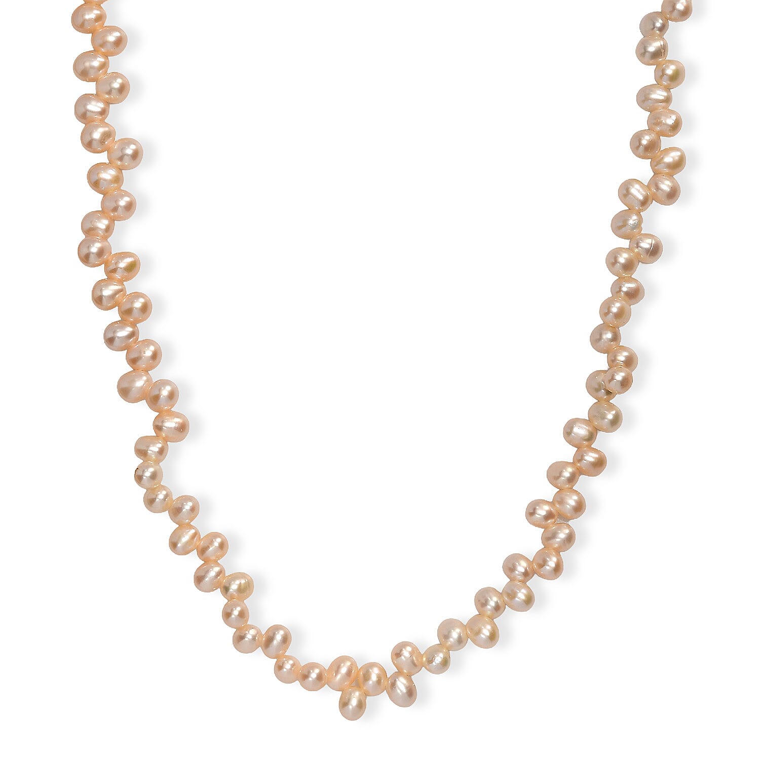 Golden Fresh Water Pearl Dancing Bubbles Necklace in 18K Vermeil Yellow ...