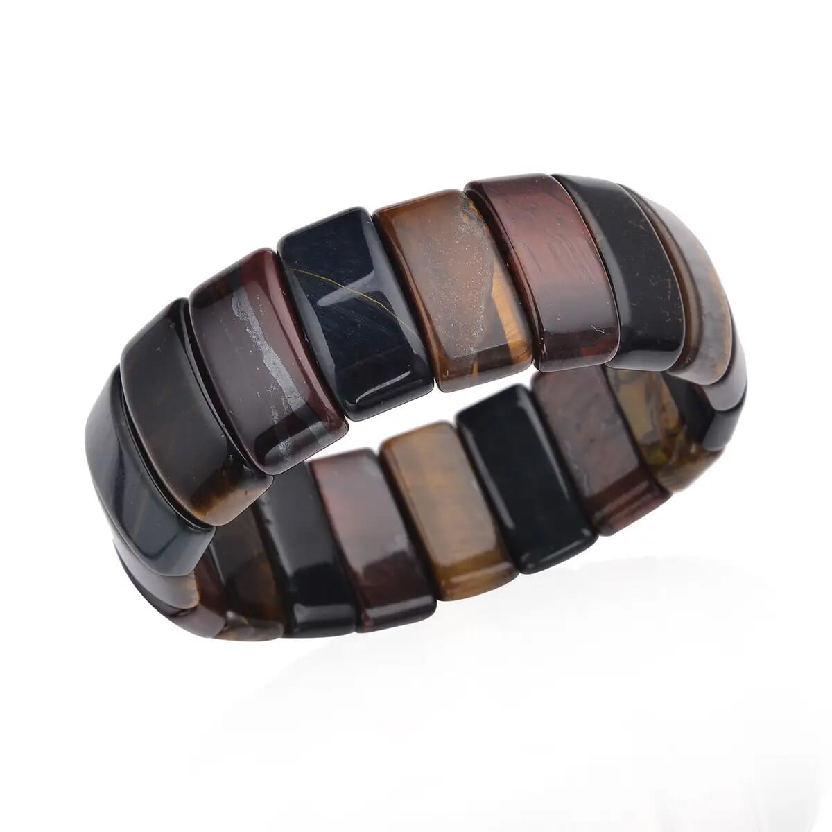 Shop LC Crystal Gemstone Bracelet - Brown Tigers Eye Jewelry for ...