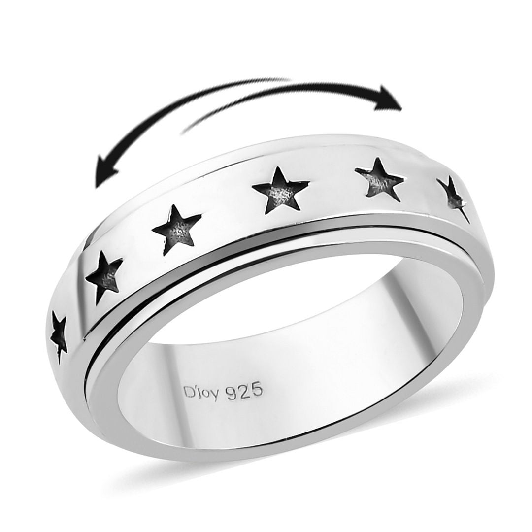Shop LC Spinner Ring for Women Jewelry - Spinning Anxiety Ring for Men ...