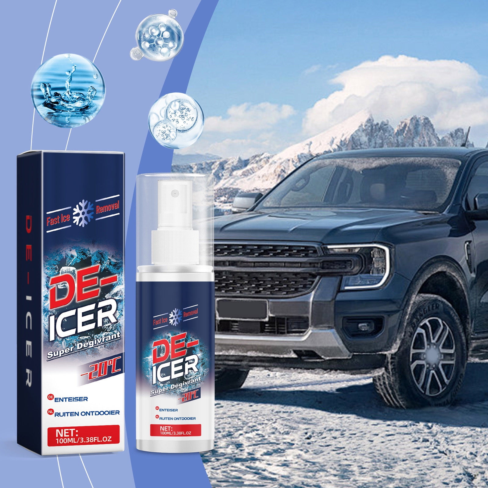 Shop Now, 100ml Car Deicer and Defrosting Agent Fast Snow and Ice ...