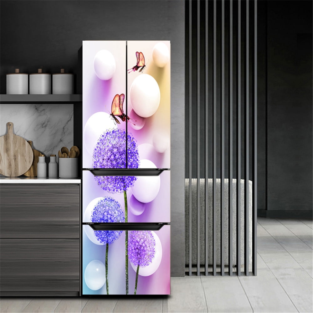 Shop Poster Refrigerator Sticker Door Wrap Vinyl Self Adhesive Covering ...