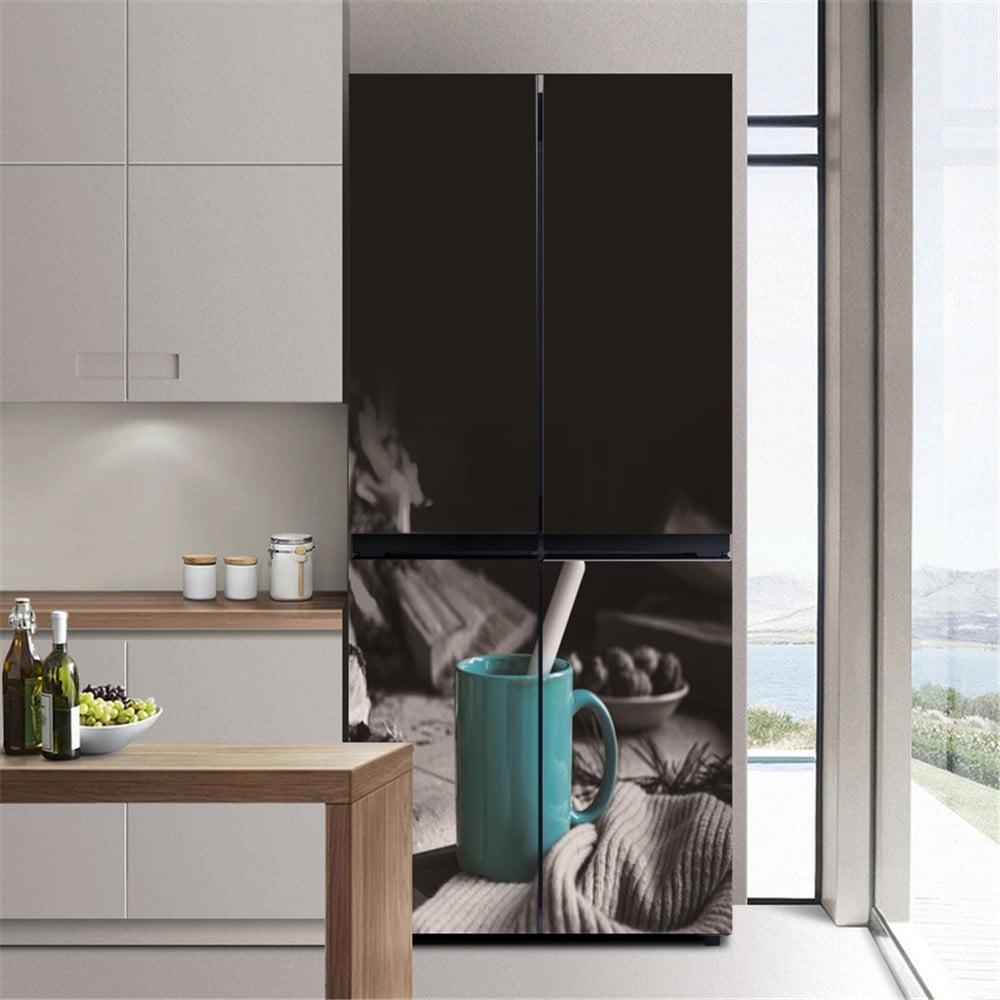 Shop Poster Refrigerator Sticker Door Wrap Vinyl Self Adhesive Covering ...