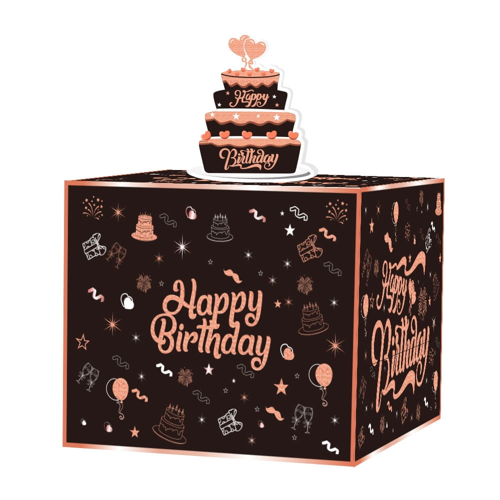 Shop all Savings Happy Birthday Money Box Cash Gift Pull, Cash Gift Box ...