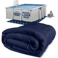 Shop Square 16x32-Foot Rectangle Pool Liner Pad for Above Ground Pools ...