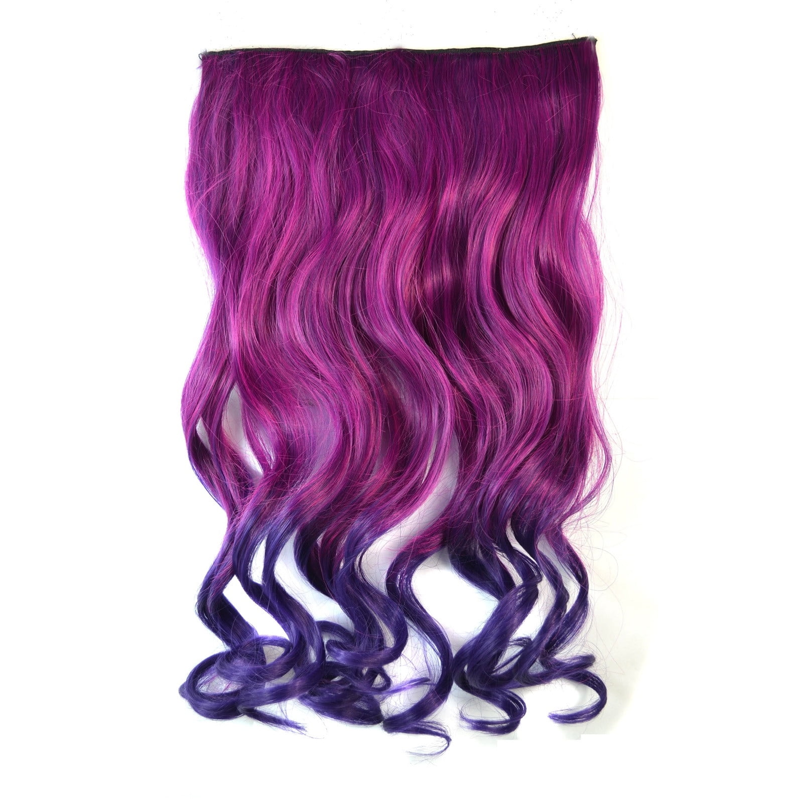 Shop Summer, Gradient Five Clip Wig, Long Curly Hair Piece, Human Hair ...