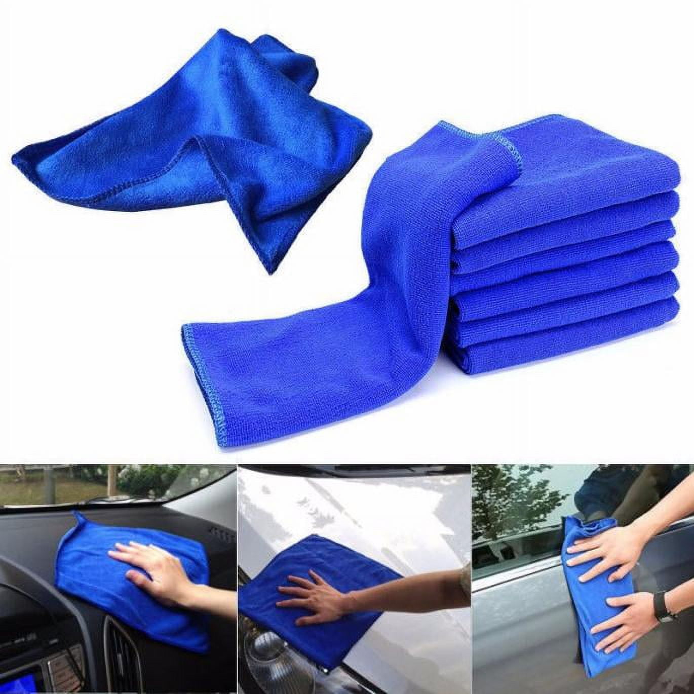 Shop Towel, 10 Pack Commercial Grade Work Rags Microfiber Towels for ...