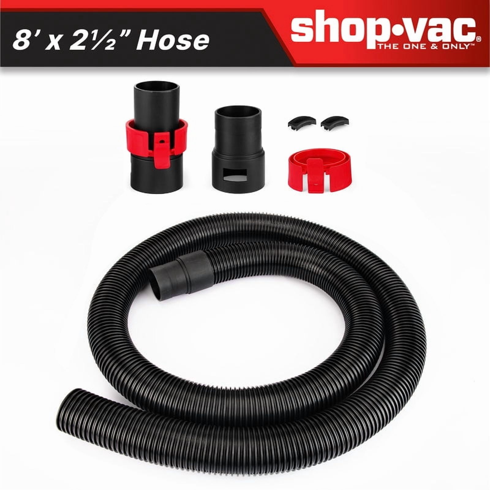 Shop-Vac 8' x 2-1/2" Universal Wet Dry Vac Hose - Walmart.com