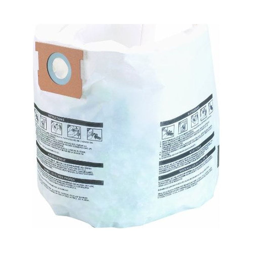 Shop-Vac 9066100 Genuine 3-piece 5-8-Gallon Collection Filter Bags ...