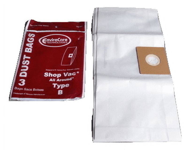 Shop Vac Paper Bags B,3PK All Around Replacement Part-370SW - Walmart.com