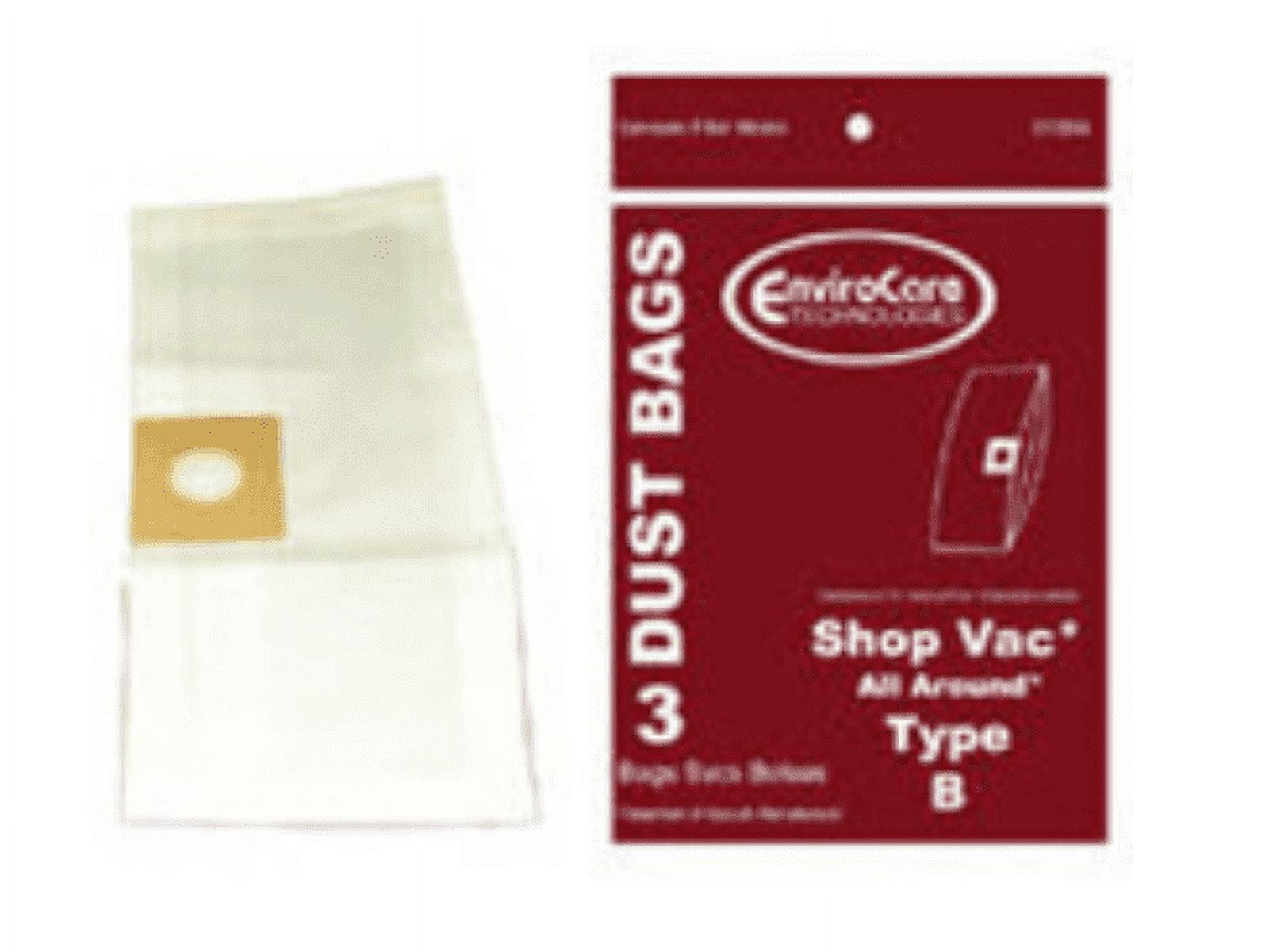 Shop Vac Style B Vacuum Bags 9066800 370SW All Around Vac 2 to 2.5 ...