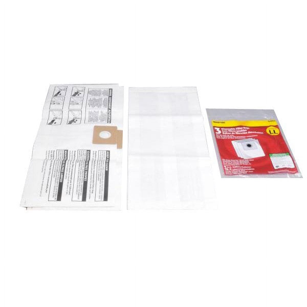 Shop Vac Type LL, 4 Gallon All Around EZ Vacuum Cleaner Paper Bags ...