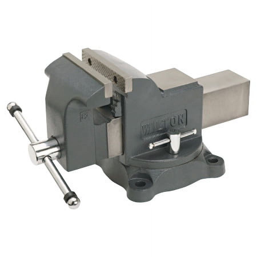 Shop Vises, 6 in Jaw, 3 1/2 in Throat, Swivel Base - Walmart.com