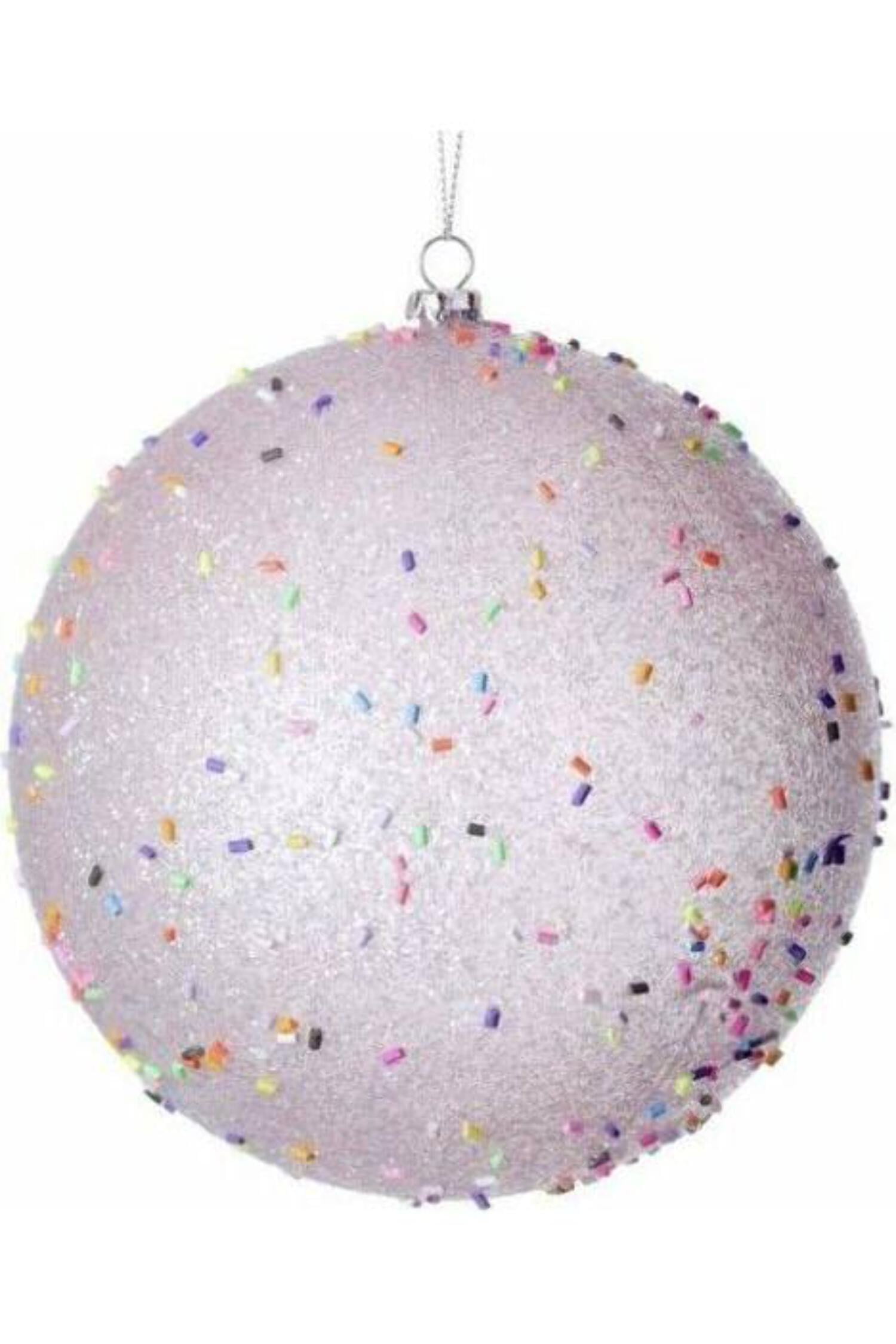 140MM Candy Sprinkle Balls Ornaments: Pink (Set of 2) - Walmart.com