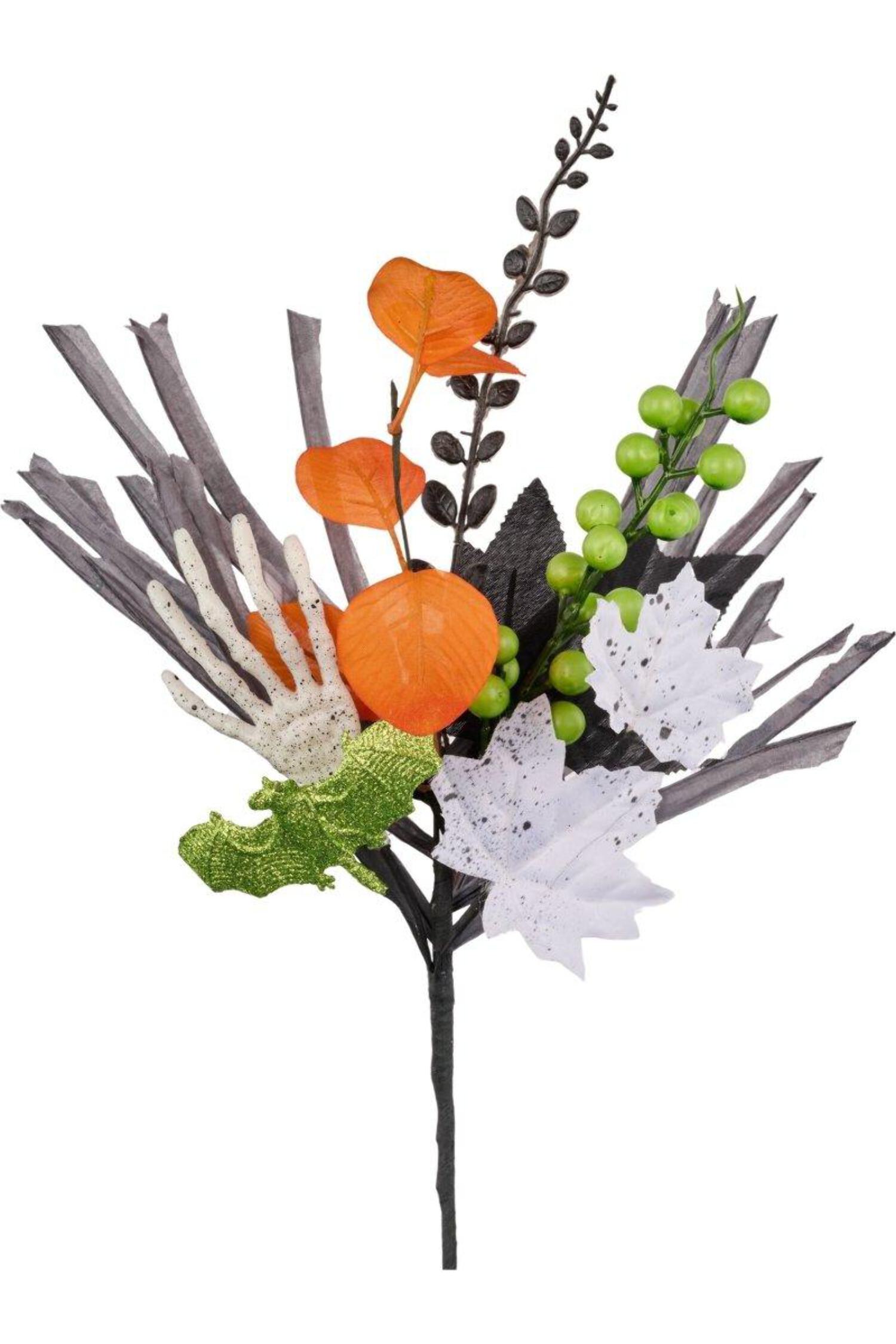 16" Skeleton Hand Bat Paper Grass Pick - Walmart.com