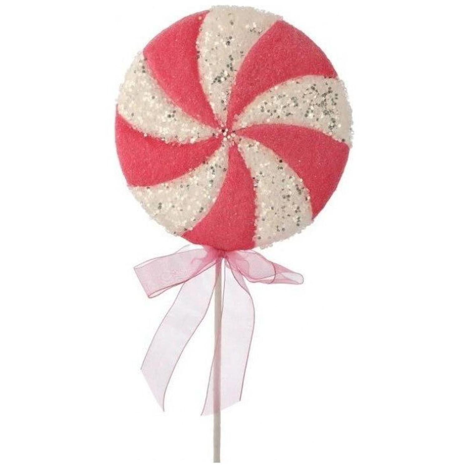 26 Iced Sweets Peppermint Lollipop Stick: Pink - Walmart.com