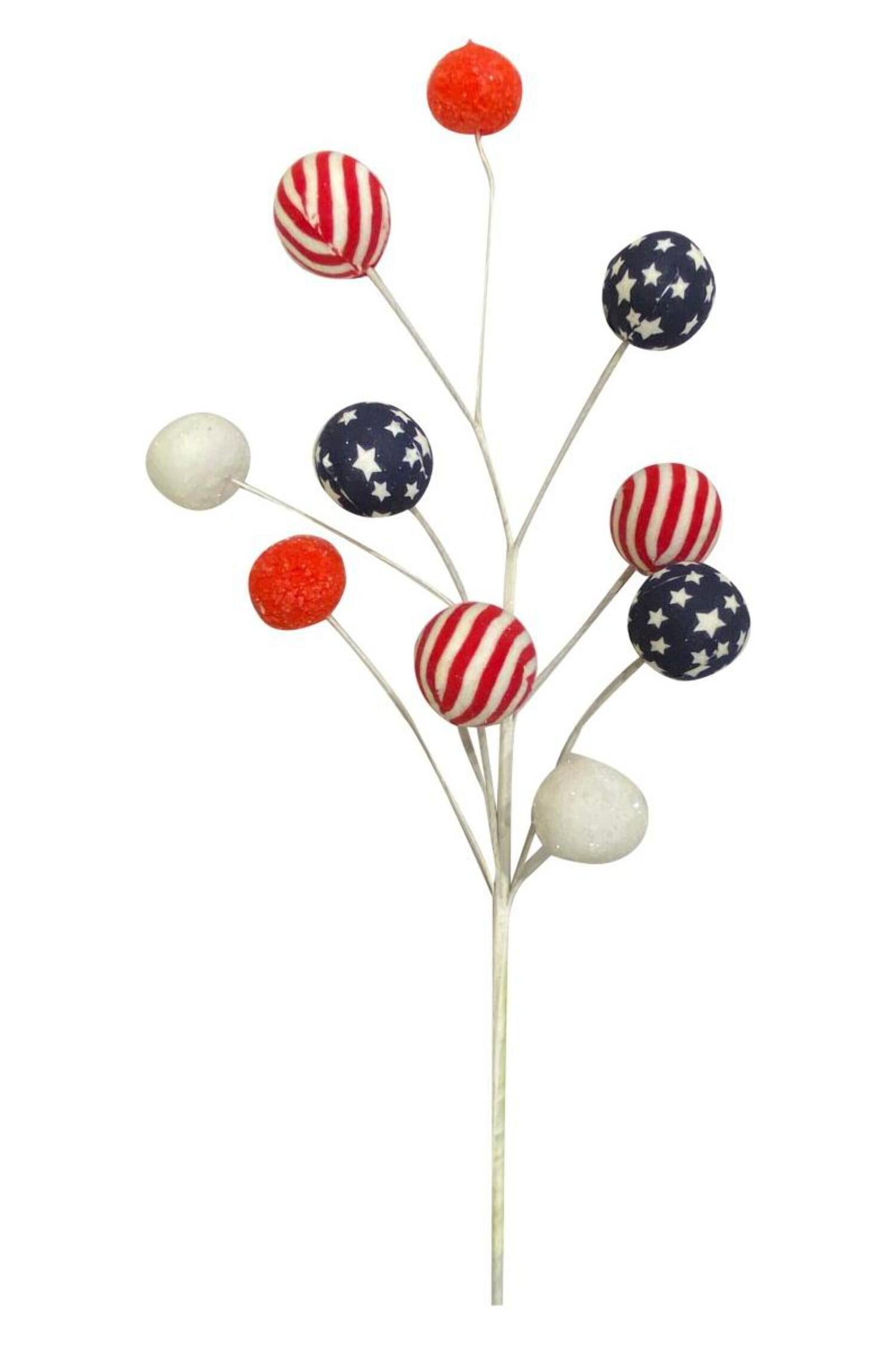 26" Stars Stripe Ball Spray: RWB - Walmart.com