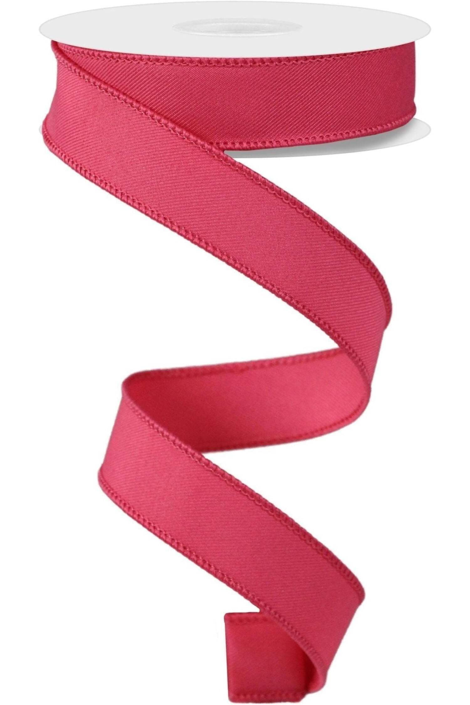 7/8" Diagonal Weave Ribbon: Hot Pink (10 Yards) - Walmart.com