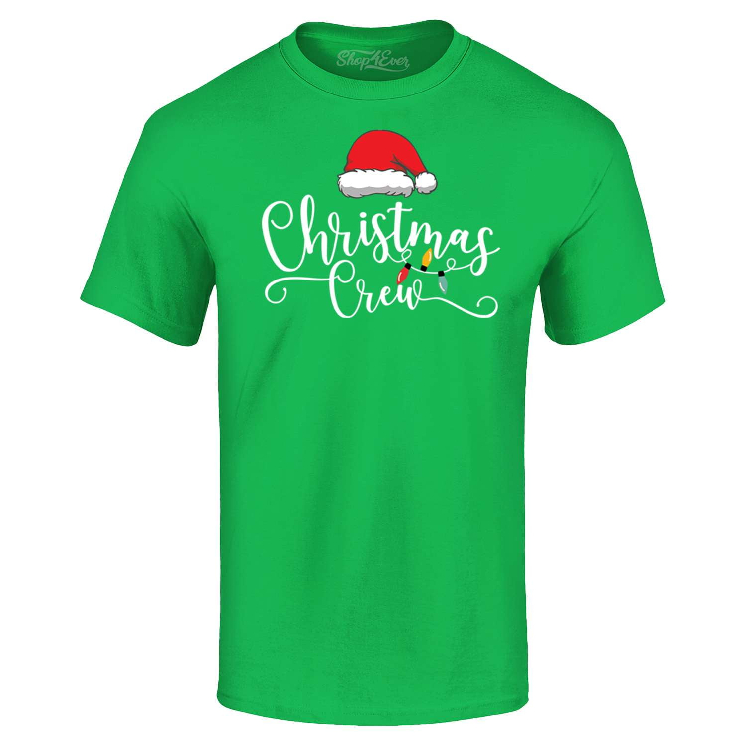Shop4Ever Men's Christmas Crew Matching Xmas Holiday Graphic T-shirt XX ...