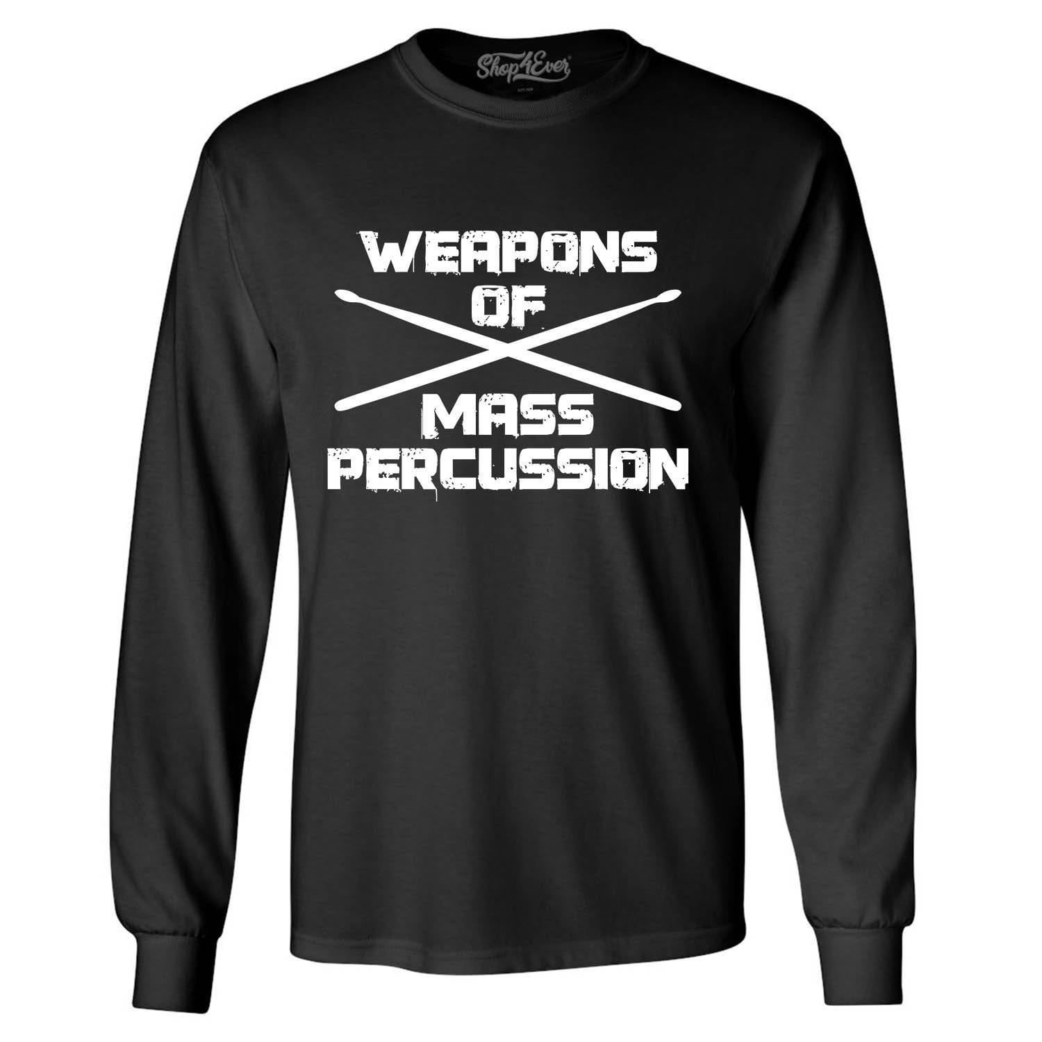 Shop4Ever Men's Weapons of Mass Percussion Drumsticks Drummer Long ...
