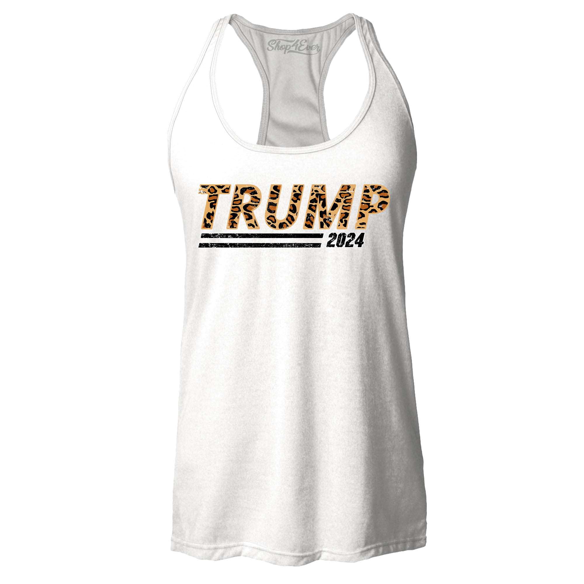 Shop4Ever Women's Leopard Donald Trump 2024 Presidential Campaign ...