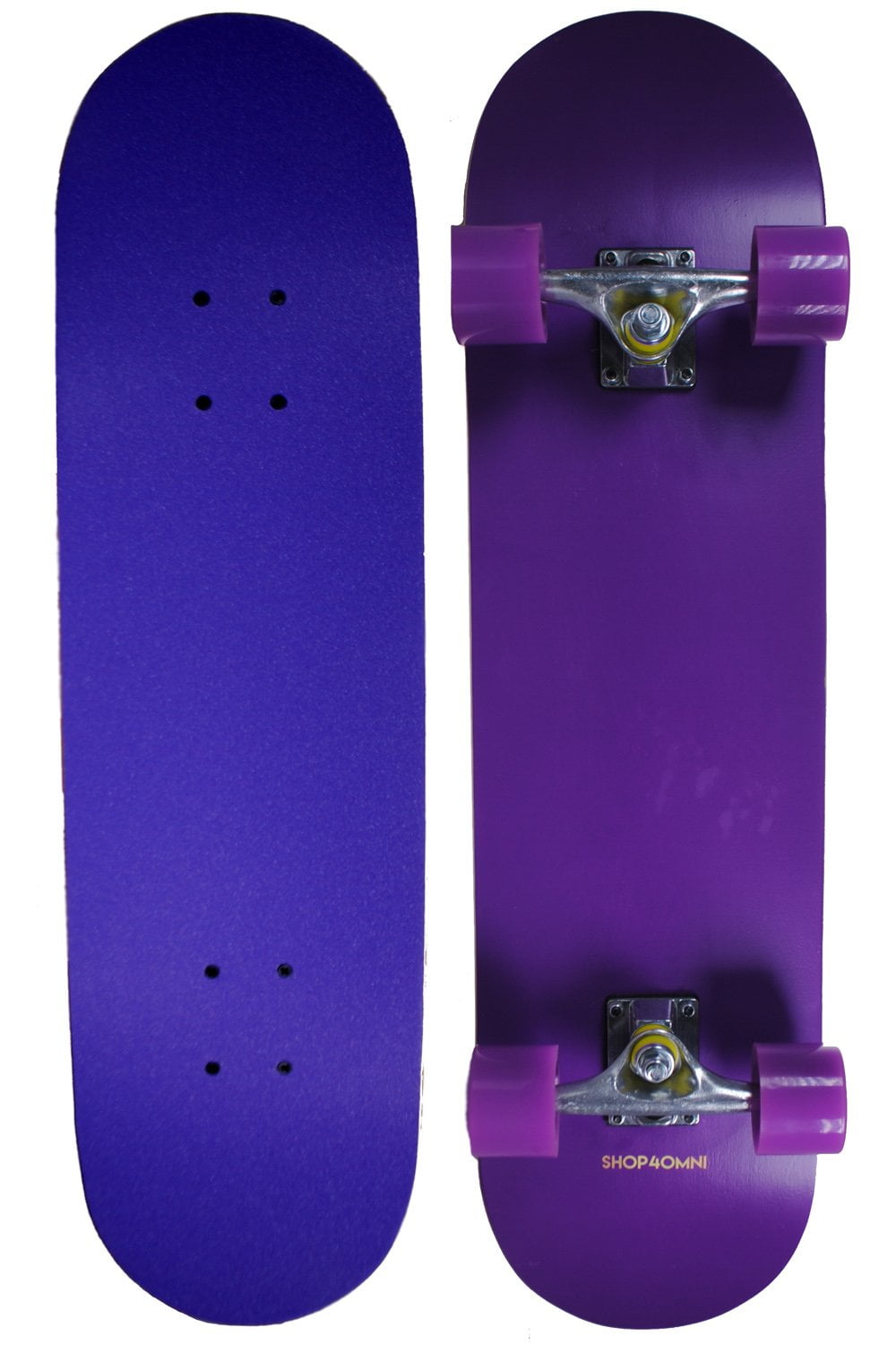 Shop4Omni Complete Full Size Maple Skateboard w Premium Wheels ...