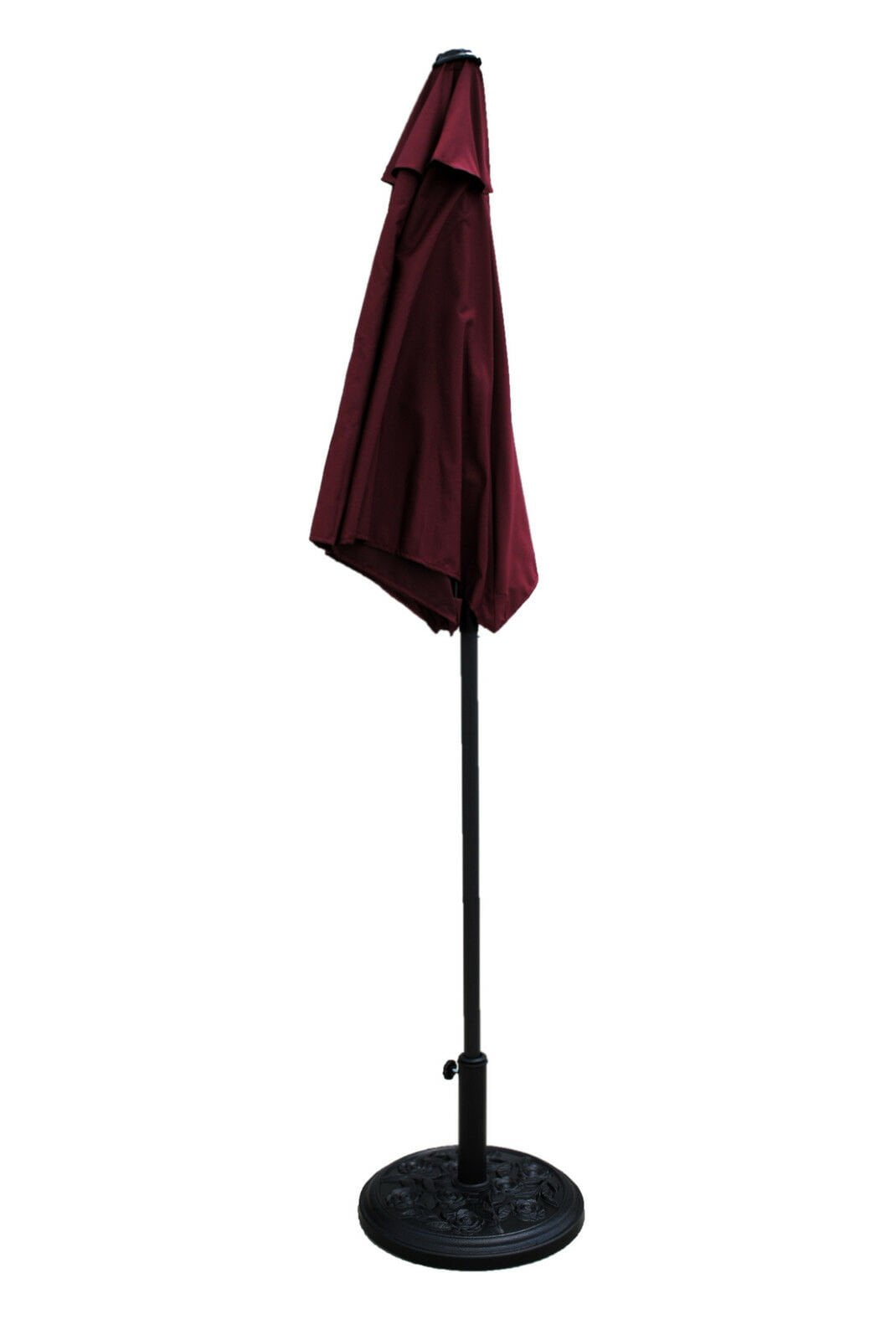 Shop4Omni Patio Shade Umbrella with Tilt (Maroon) - Walmart.com