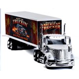 Shop72 1:43 Scale Diecast Long Hauler International Lonestar Semi Truck ...