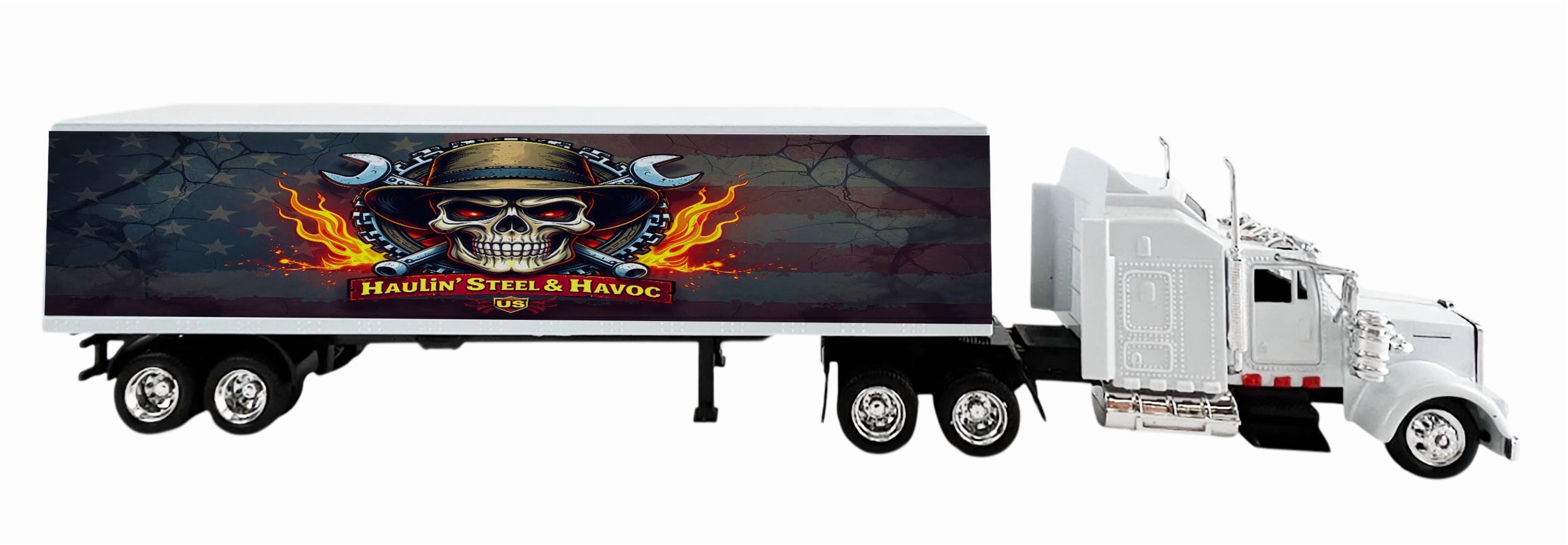 Shop72 Diecast Kenworth W900 Semi Truck Toy, 1:43 Scale Kids Toys, Die ...