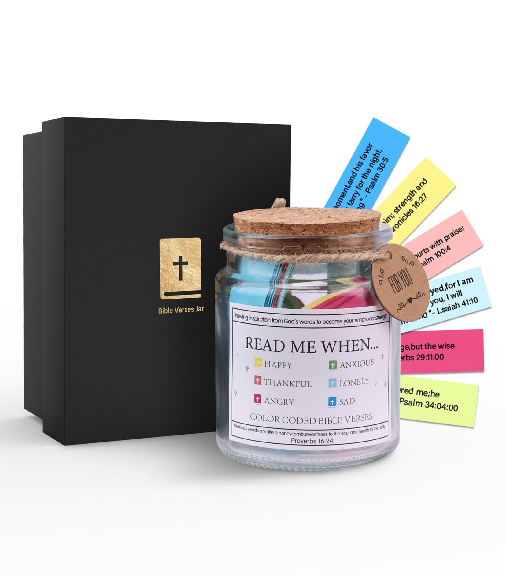 ShopEaseWaves Bible Verse Jar for Emotions and Feelings Read Me When ...