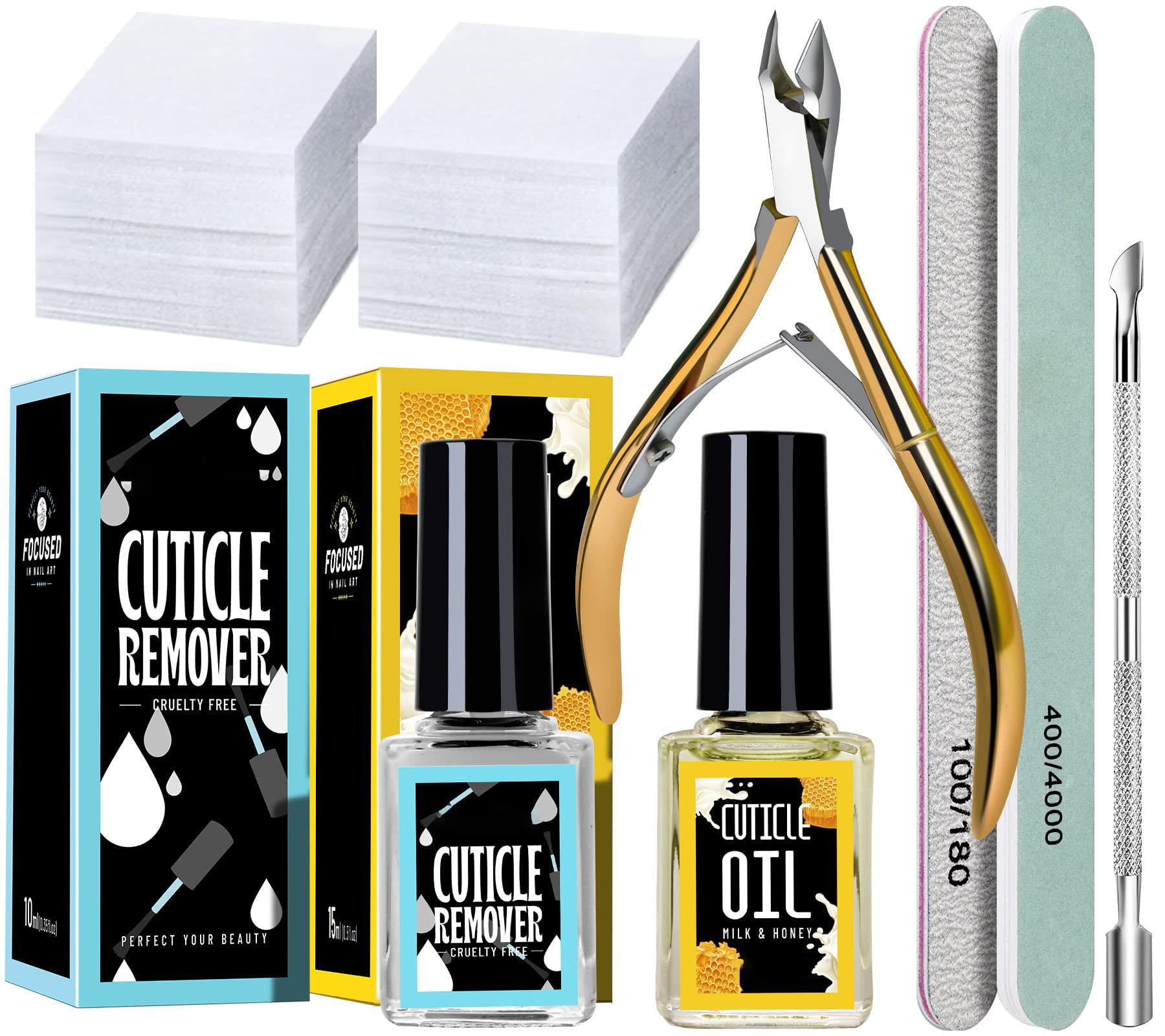 ShopEaseWaves Cuticle Remover Tools Set with Cuticle Trimmer,Cuticle ...