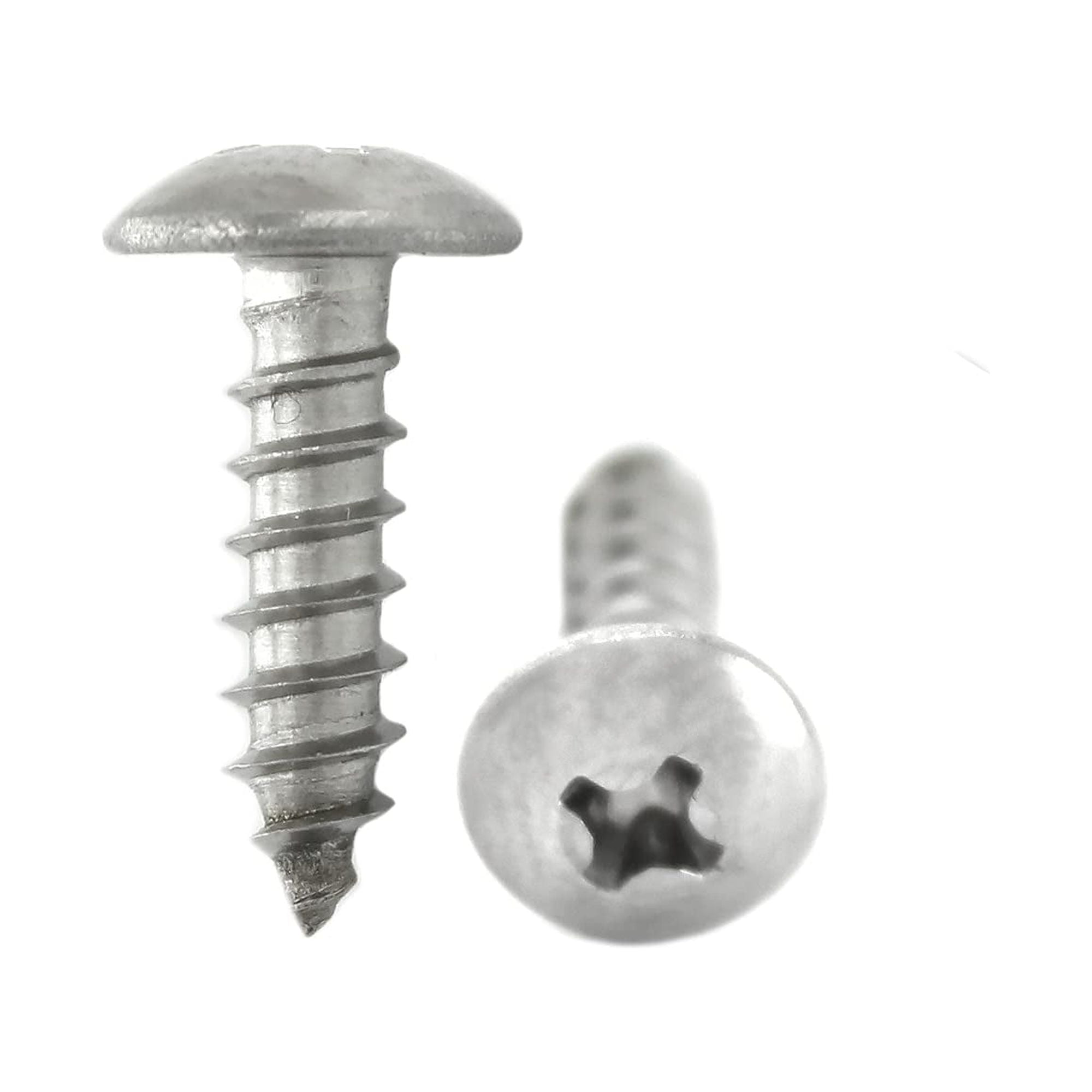 Shopcorp 18-8 Stainless Steel Phillips Drive, Truss Head Sheet Metal ...