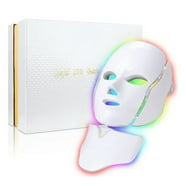 7 Color LED Light Therapy Facial Mask for Acne Reduction and Skin Care ...