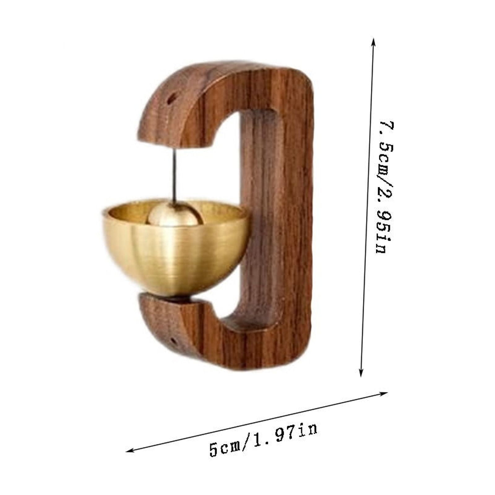 Shopkeeper Doorbell, Wooden Doorbell Hanging Magnetic Doorbell Bell ...