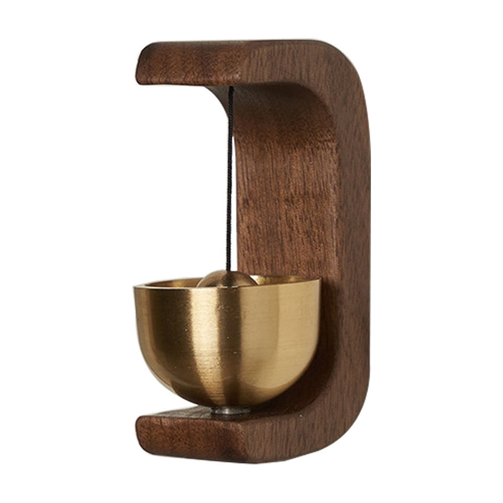 Shopkeepers Bell for Door Opening, Magnetic C-Shaped Wood Doorbell for ...
