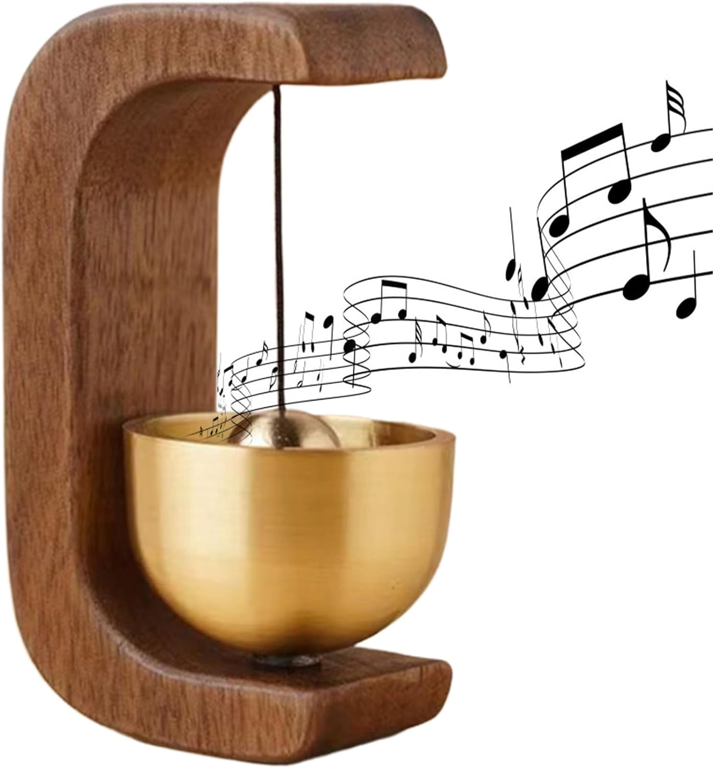 Shopkeepers Bell for Door Opening: Wood Mini Door Harp,Wall-mounted ...