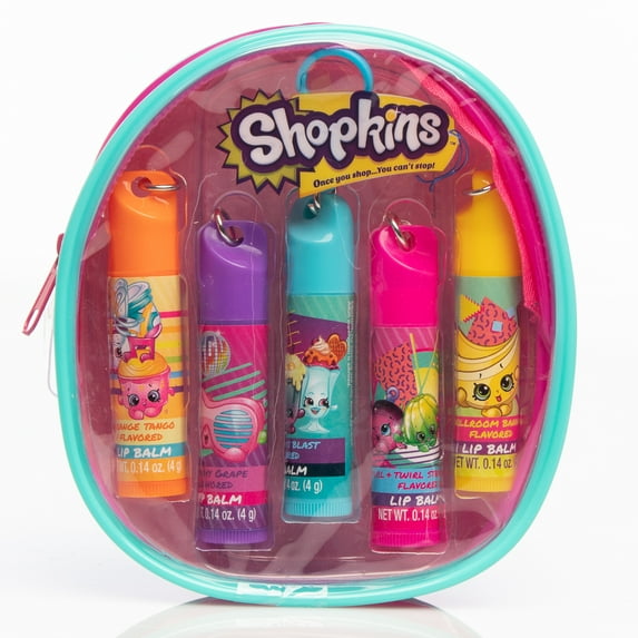 Shopkins 5 Pk Lip Balm - Walmart.com