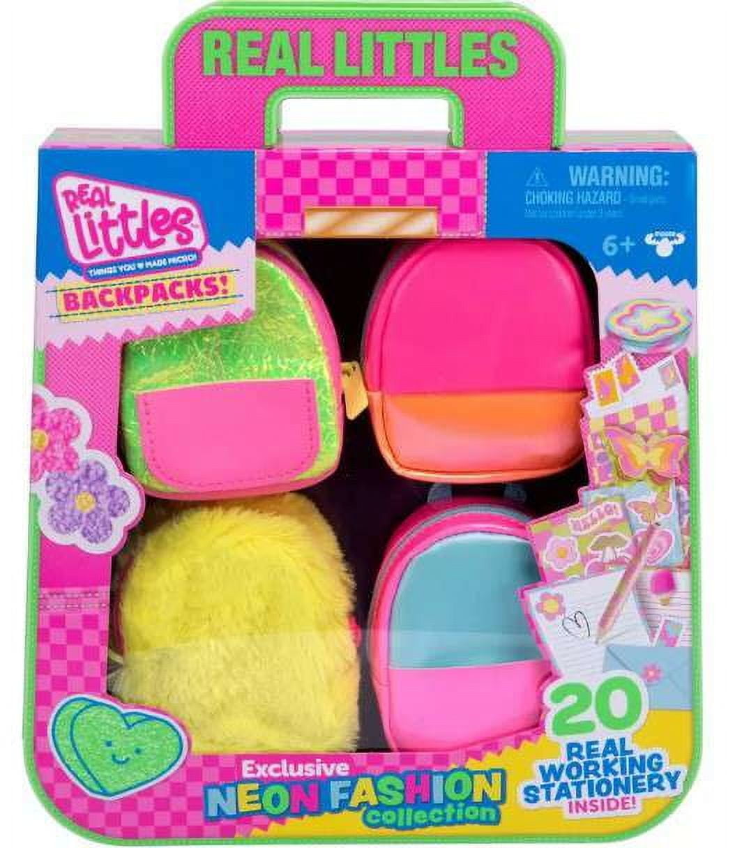 Shopkins Backpacks! Neon Fashion Collection 4-Pack - Walmart.com