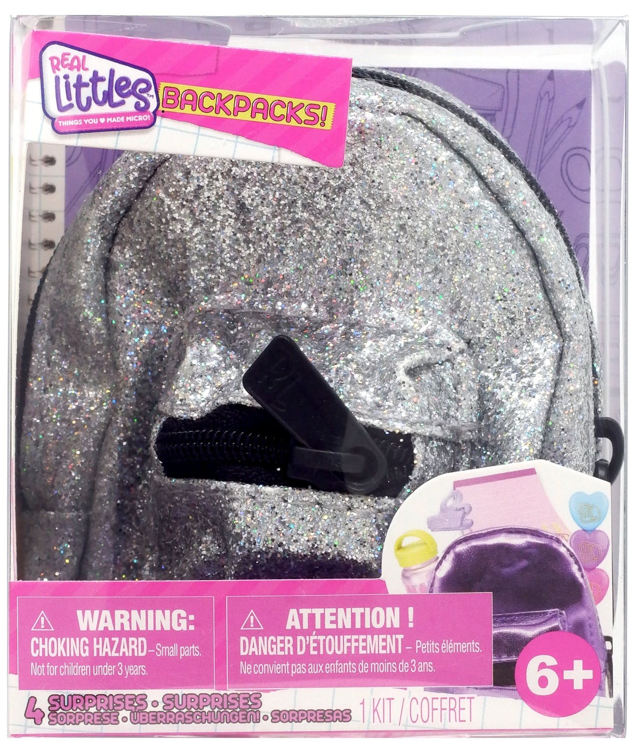 Shopkins Backpacks! Series 4 Glitter Mystery Pack - Walmart.com